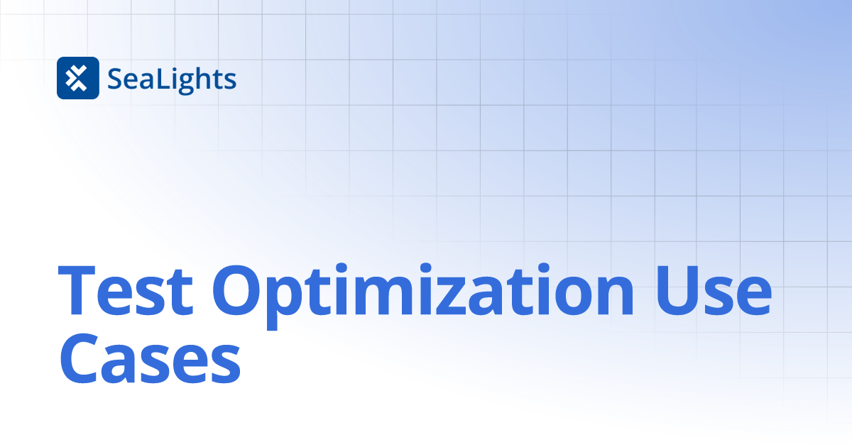 Test Optimization Use Cases Knowledge Base