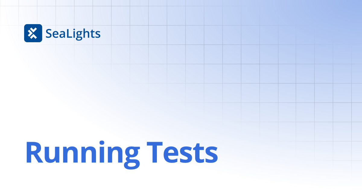 Running Tests | Setup & Configuration | Knowledge Base