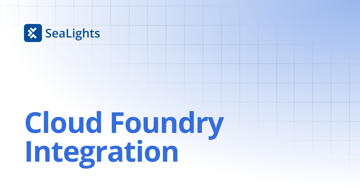 Cloud Foundry Integration | Setup & Configuration | Knowledge Base