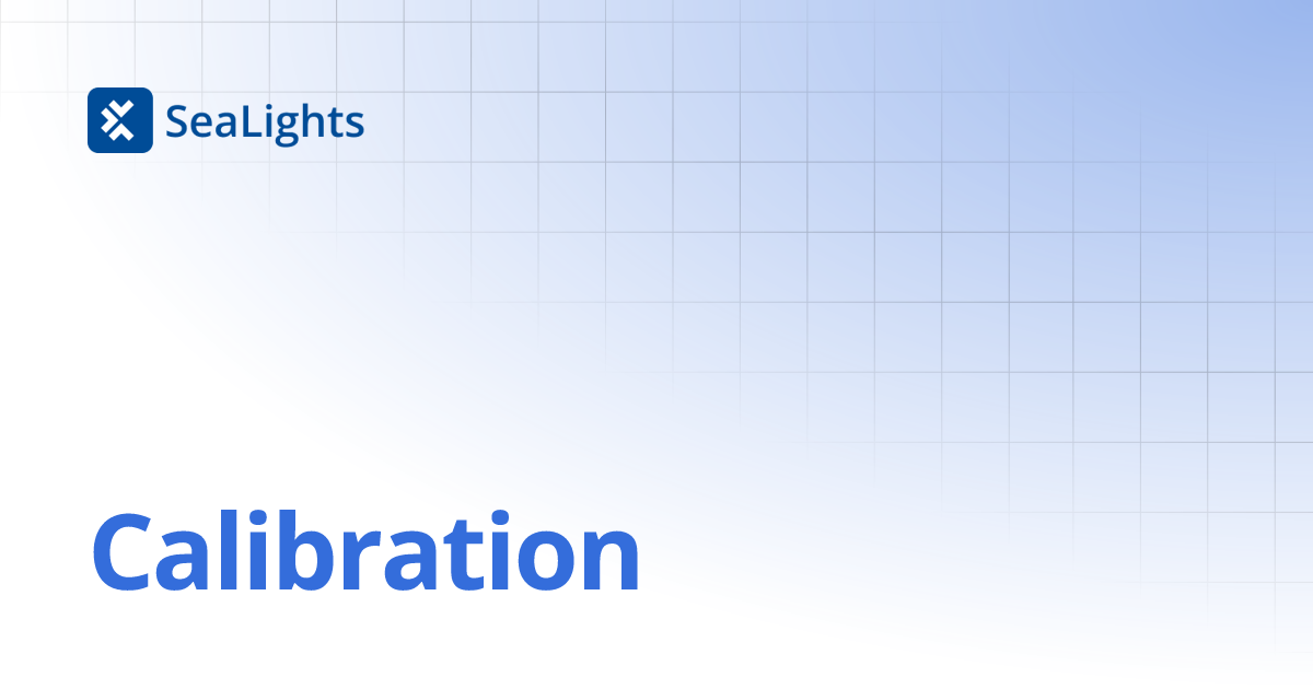 Calibration | Knowledge Base
