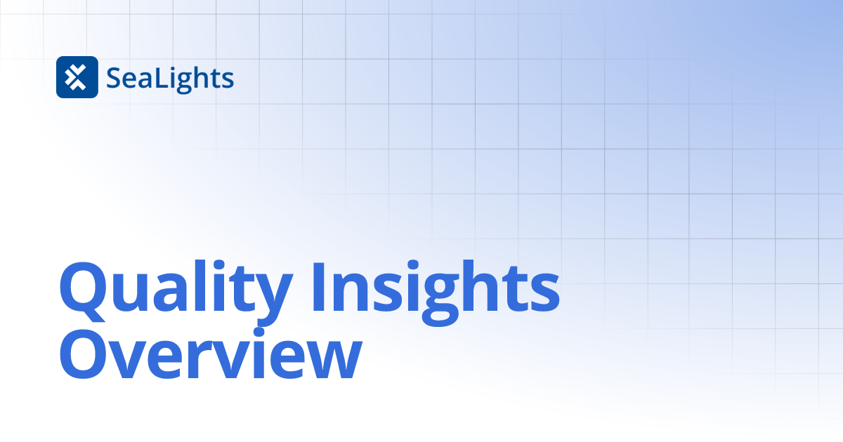 Quality Insights Overview | Knowledge Base